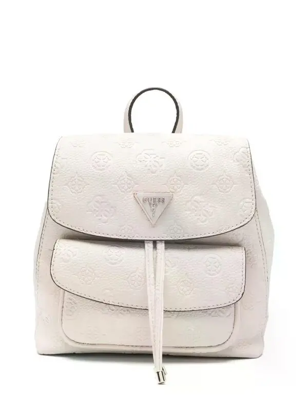 Guess Embossed Drawstring Backpack