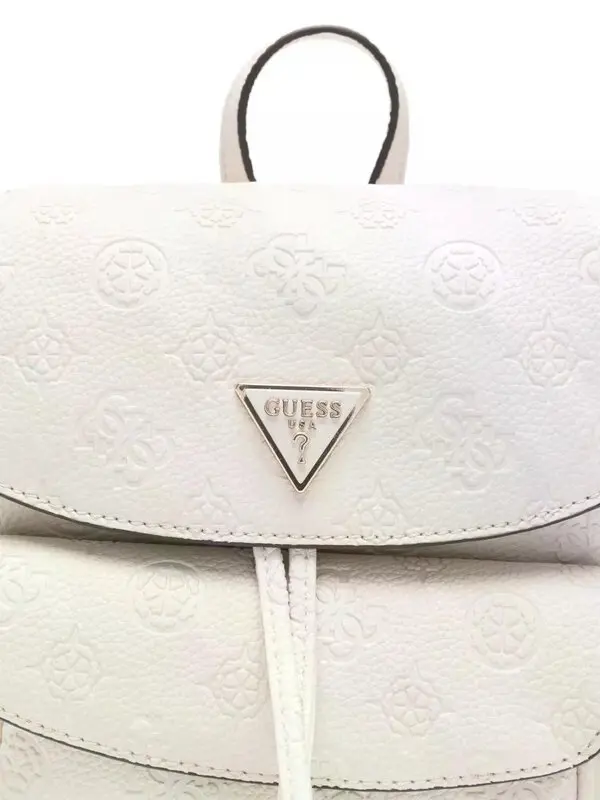 Guess Embossed Drawstring Backpack
