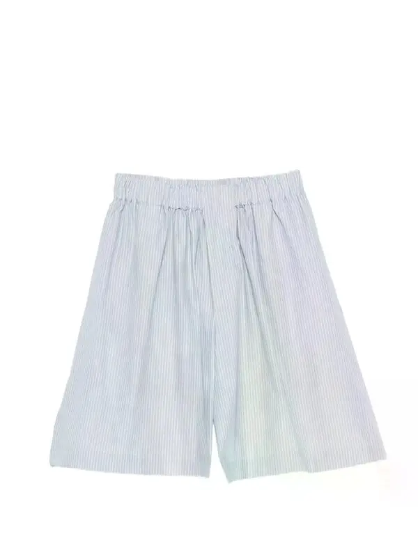 BASERANGE Striped Elasticated-waistband Shorts