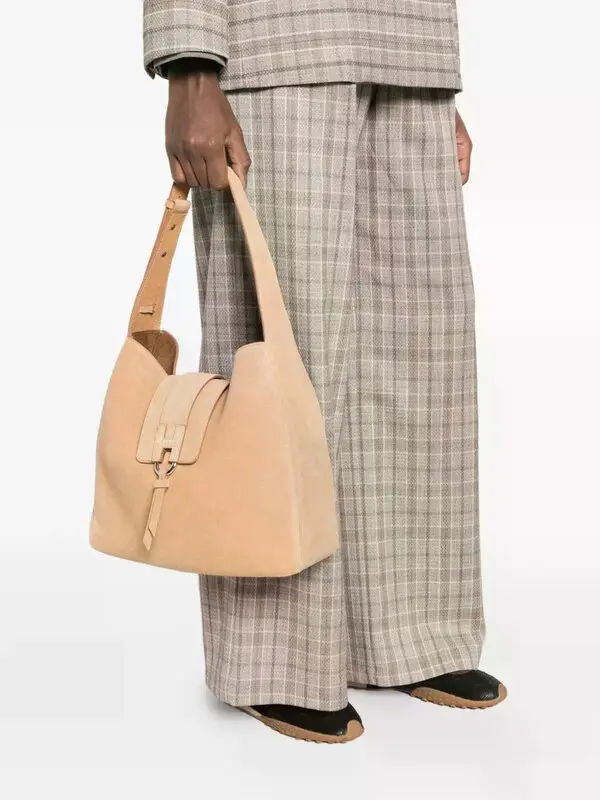 Hogan Logo Shoulder Bag - Neutrals