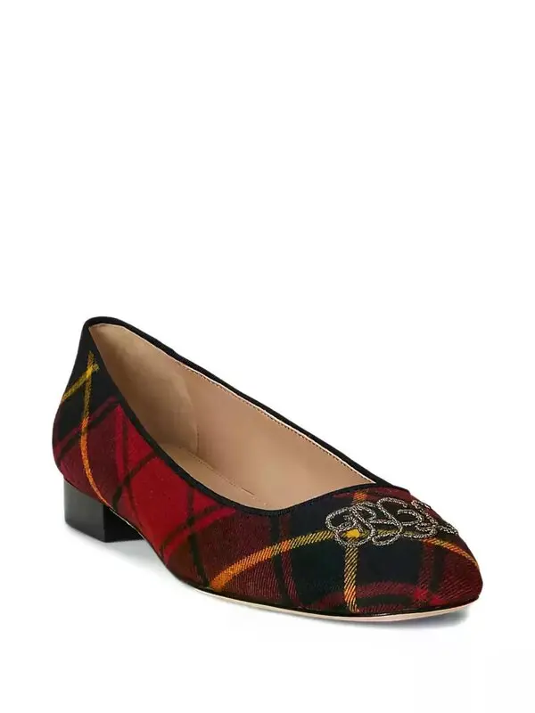 Ralph Lauren Emellie Embellished Pumps - Red