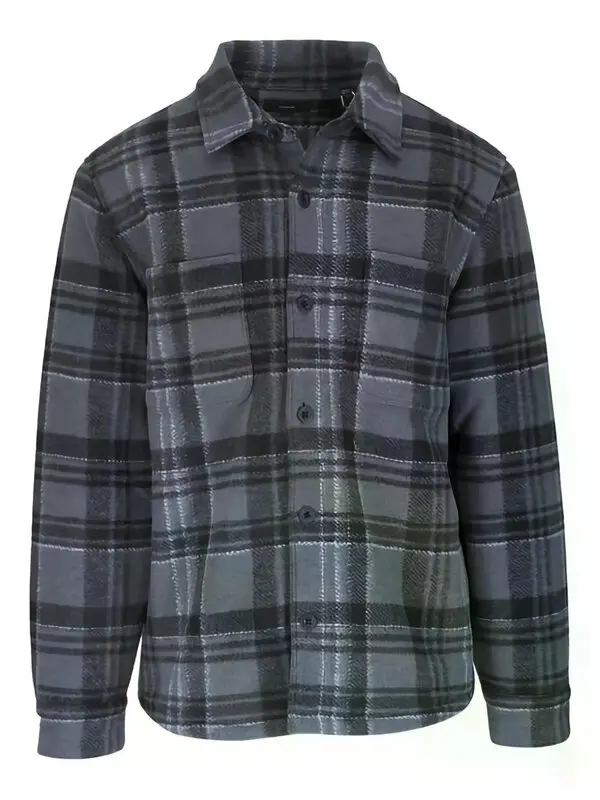 Vince Chest-pocket Plaid-pattern Shirt