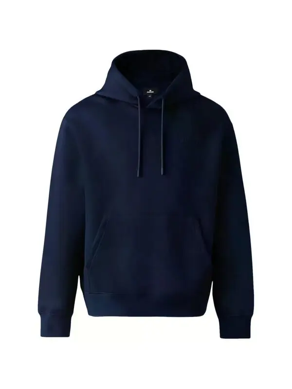 Mackage Krystian Logo-detail Hoodie - Blue