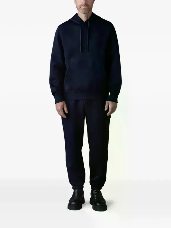 Mackage Krystian Logo-detail Hoodie - Blue