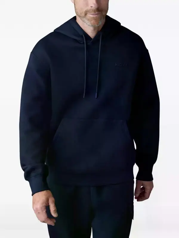 Mackage Krystian Logo-detail Hoodie - Blue