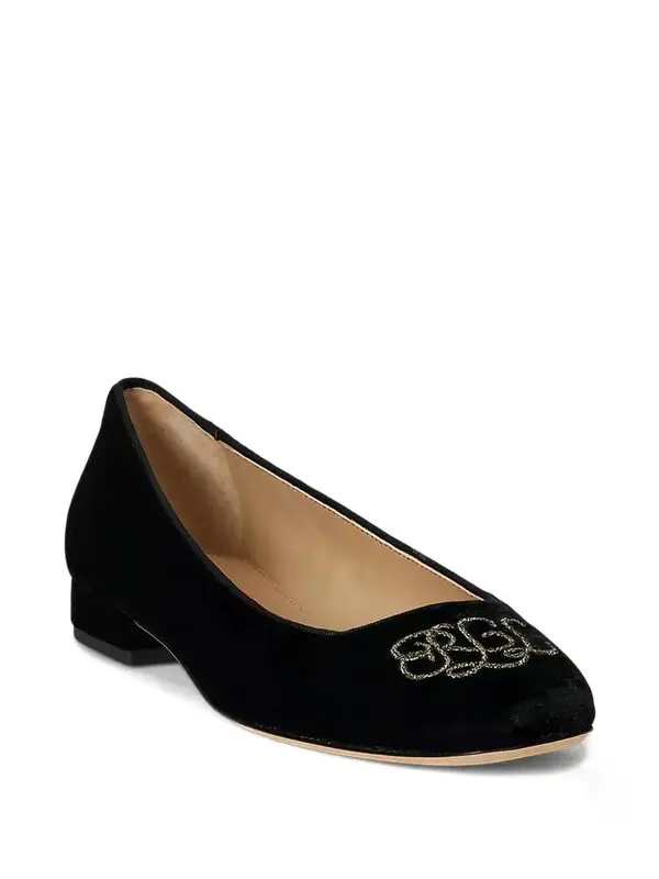 Ralph Lauren Emellie Embellished Ballet Pumps