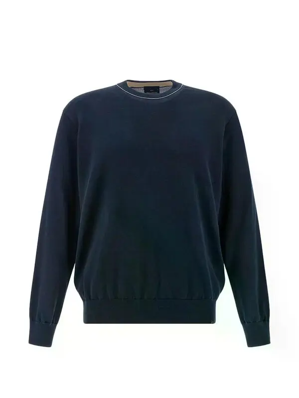 Paul & Shark Crew-neck Cotton Sweater