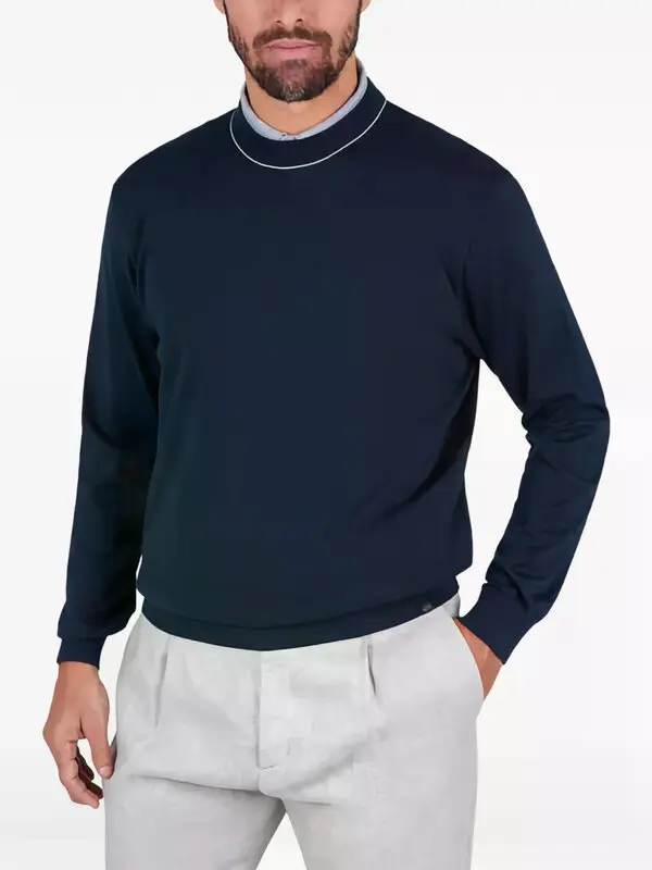 Paul & Shark Crew-neck Cotton Sweater