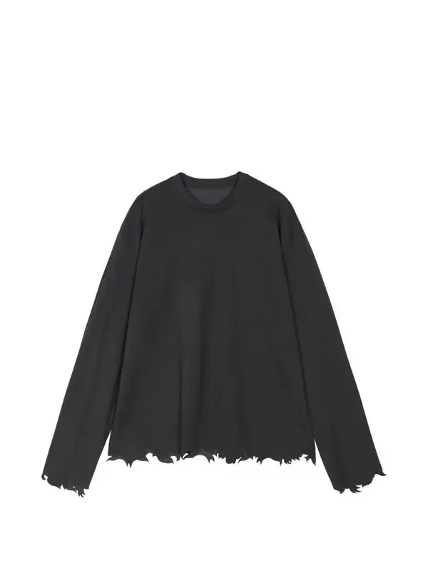 JNBY Asymmetric-hem T-shirt - Black