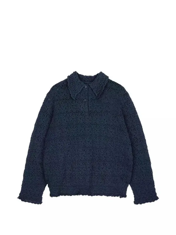 JNBY Jacquard Knit Sweater - Blue