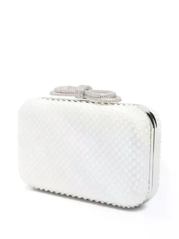 Mach & Mach Double Bow Embellished Clutch