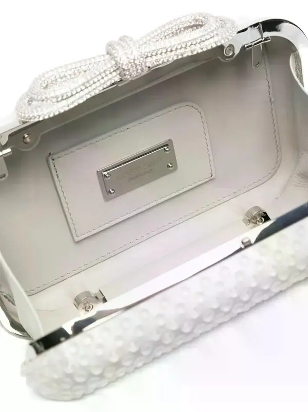 Mach & Mach Double Bow Embellished Clutch