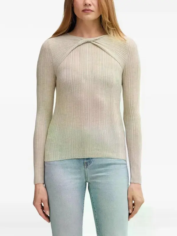 HOSS INTROPIA Twisted Ribbed Sweater