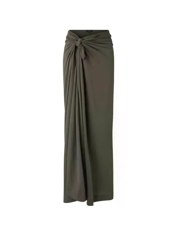 Soeur Knot Draped Asymmetric Skirt