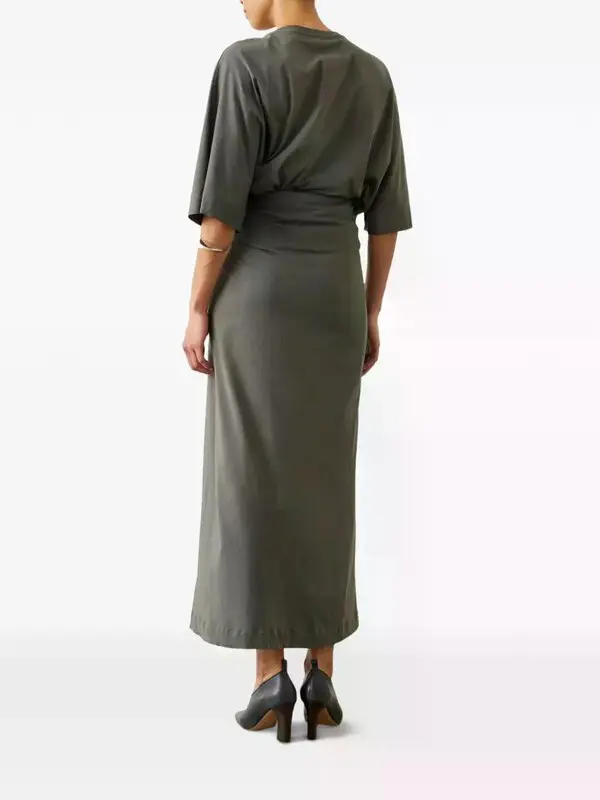 Soeur Knot Draped Asymmetric Skirt