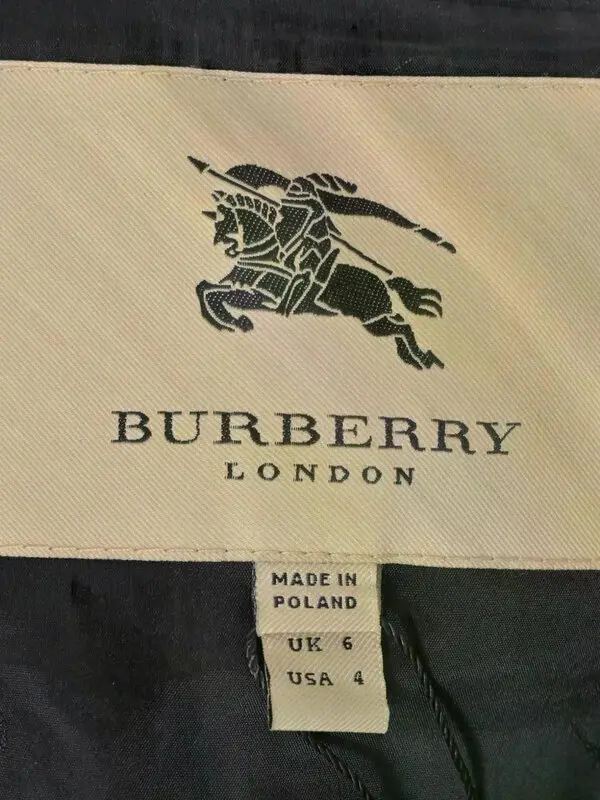 Burberry London Cotton Button Blazer
