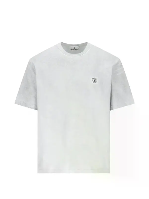 Stone Island Logo-patch T-shirt - Blue
