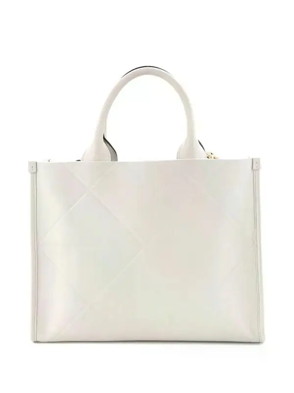 Prada Symbole Embossed Leather Small Shopper Tote Bag