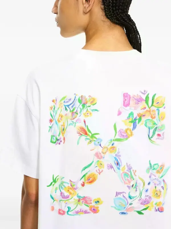 Off-White Arrow Glowing Flower T-shirt