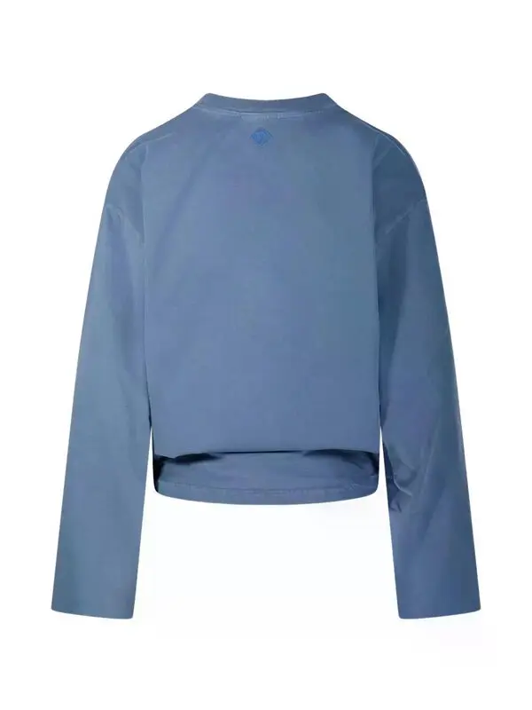 HAIKURE Long-sleeved Cropped Top