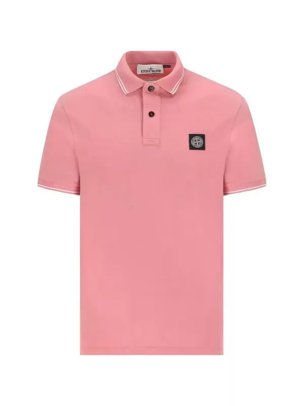 Stone Island Logo-patch Polo Shirt