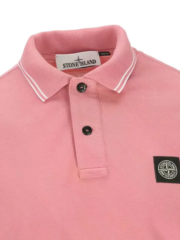 Stone Island Logo-patch Polo Shirt