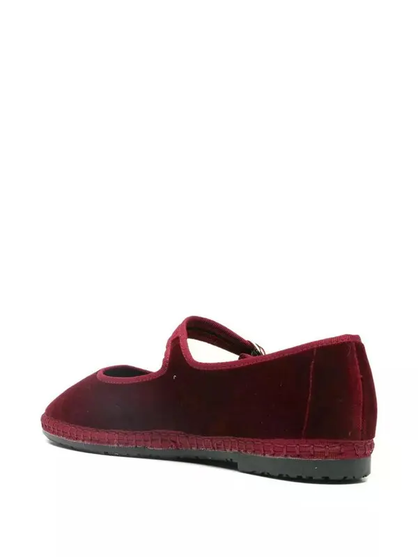 FLABELUS Lucrecia One-strap Ballet Flats - Red