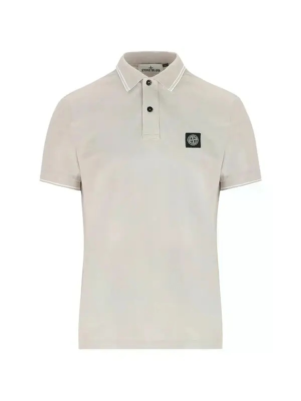 Stone Island Logo-patch Polo Shirt