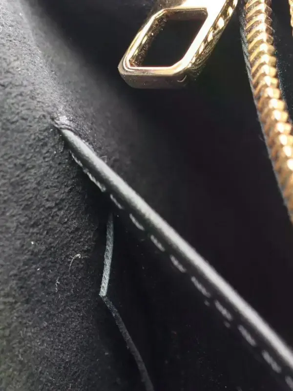 LOUIS VUITTON 2019 Monogram Reverse Dauphine Chain Wallet