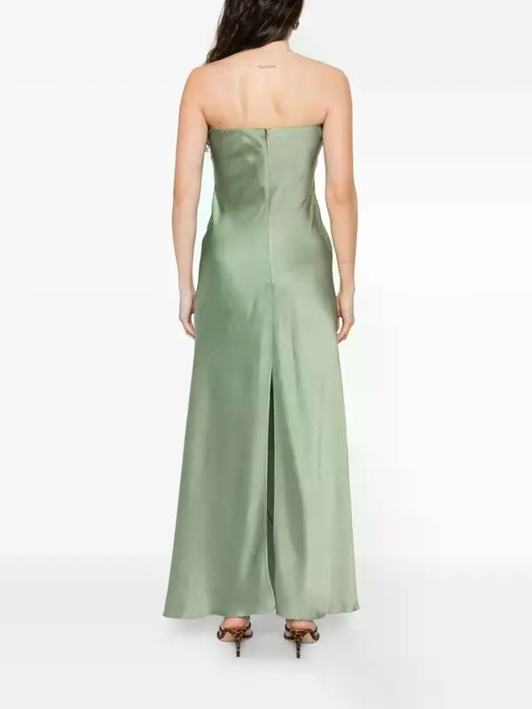 FORTE_FORTE Strapless Maxi Dress - Green