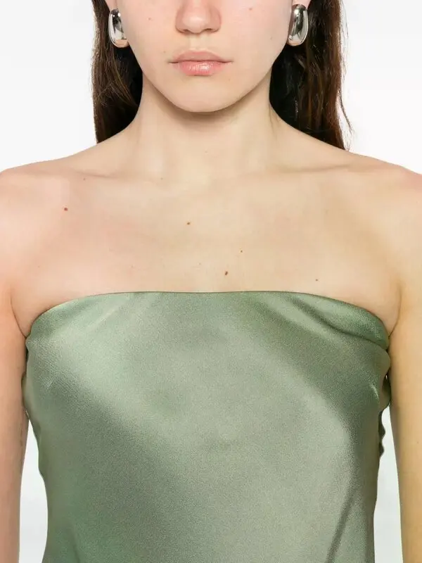 FORTE_FORTE Strapless Maxi Dress - Green