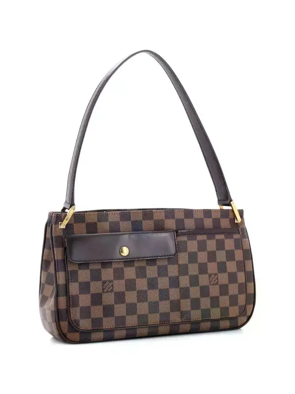 LOUIS VUITTON Aubagne Damier Shoulder Bag - Brown