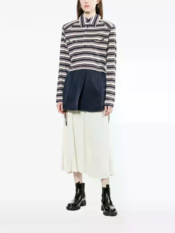 Toga Cotton Jersey Polo Top