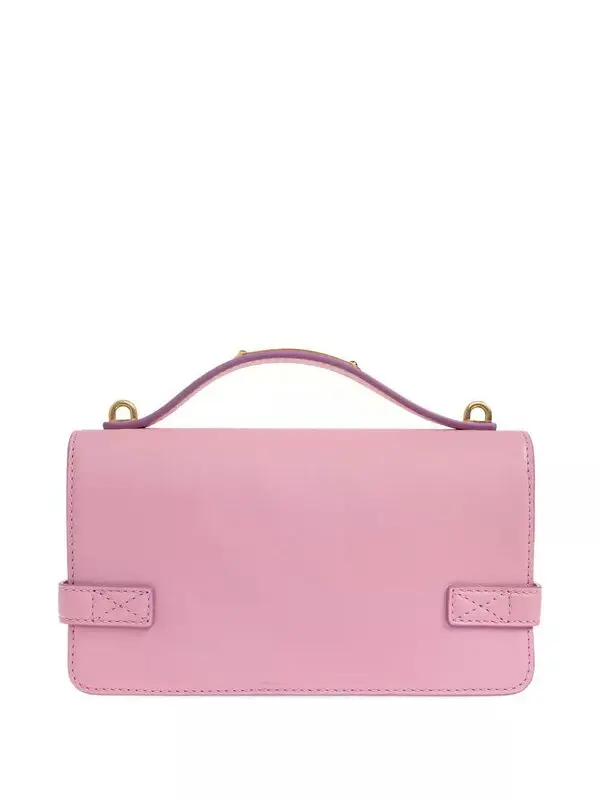 Balmain B-buzz Cross Body Bag With Logo Hardware - Pink