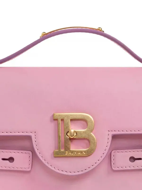 Balmain B-buzz Cross Body Bag With Logo Hardware - Pink