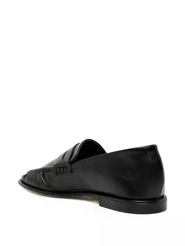 Studio Amelia Leather Loafers - Black