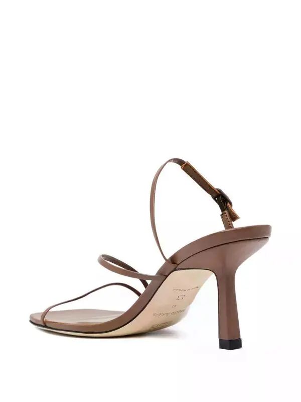 Studio Amelia 70mm Cross-front Sandals - Brown