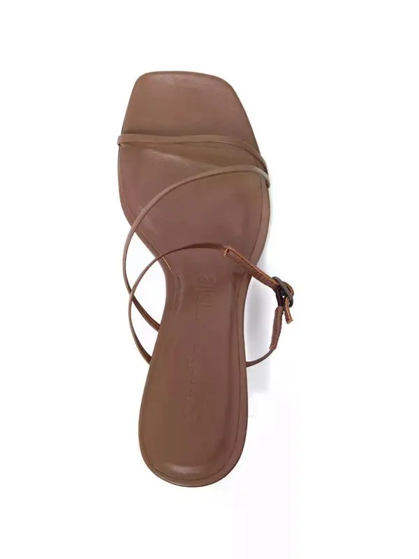 Studio Amelia 70mm Cross-front Sandals - Brown