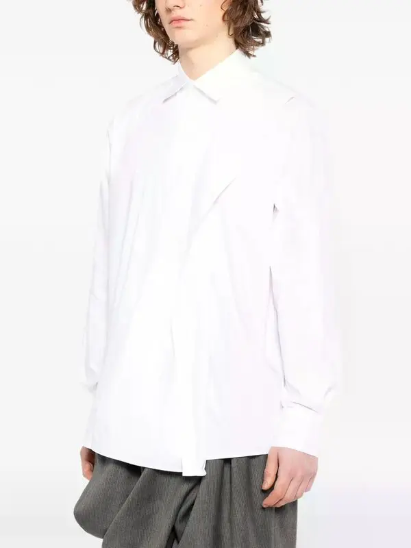 MOOHONG Layered-design Long-sleeve Shirt