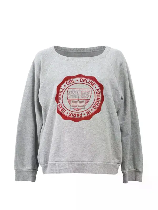 Celine Logo Crew-neck Sweatshirt