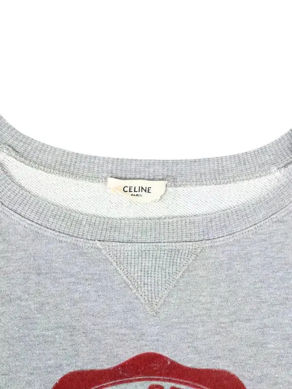 Celine Logo Crew-neck Sweatshirt
