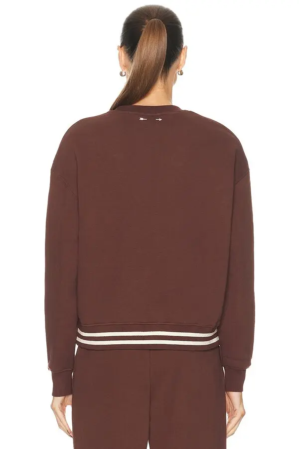 The Upside Toluca Lisel Crewneck Sweater - Cocoa