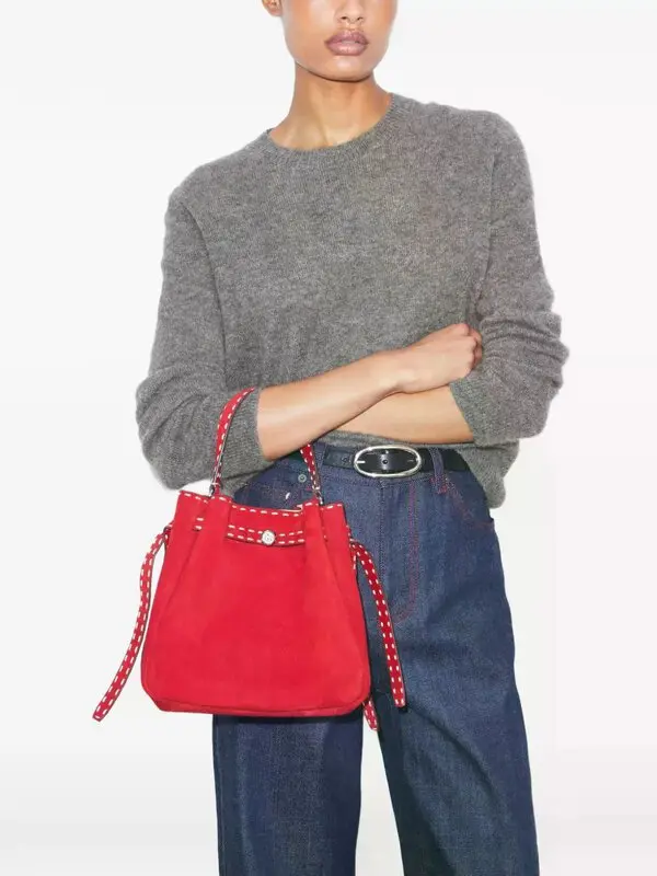 Tory Burch Romy Pick Stitch Bucket Bag