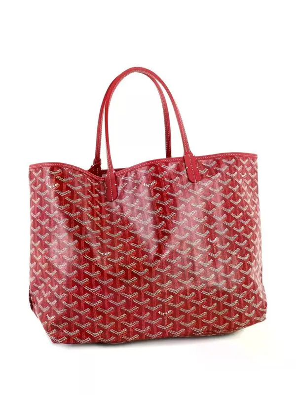 Goyard Saint Louis Coated Canvas Pm Tote Bag - Red