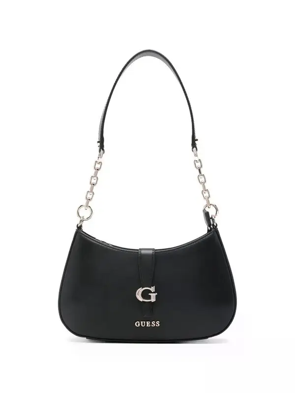 Guess Carrie Chain-strap Shoulder Bag - Black