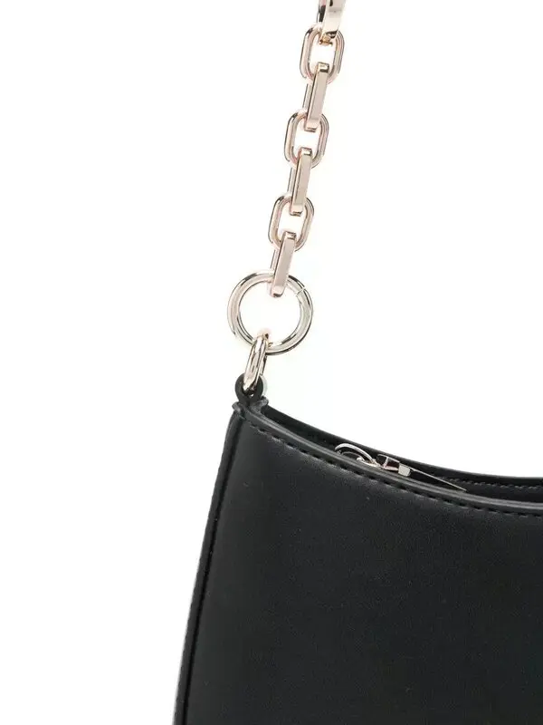 Guess Carrie Chain-strap Shoulder Bag - Black