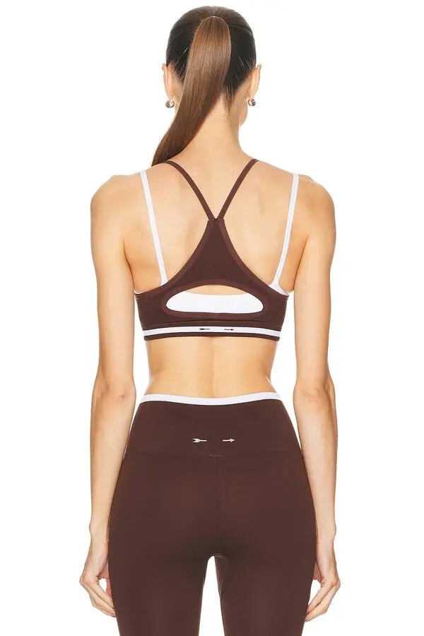 The Upside Form Seamless Anita Bra In Brown - Cocoa