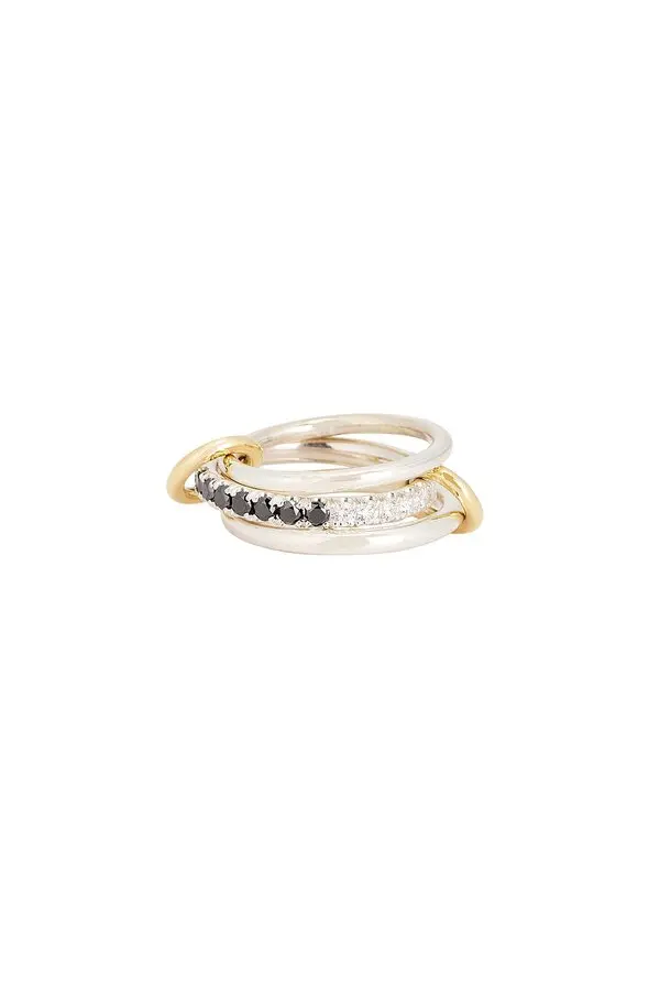 SPINELLI KILCOLLIN Petunia Eclipse Ring - 18k Yellow Gold  Sterling Silver  White