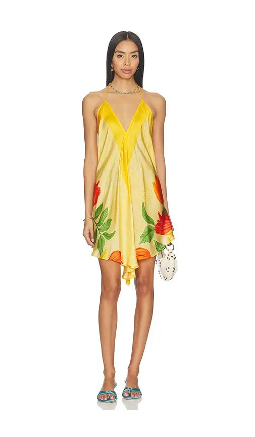 Verandah Handkerchief Midi Dress