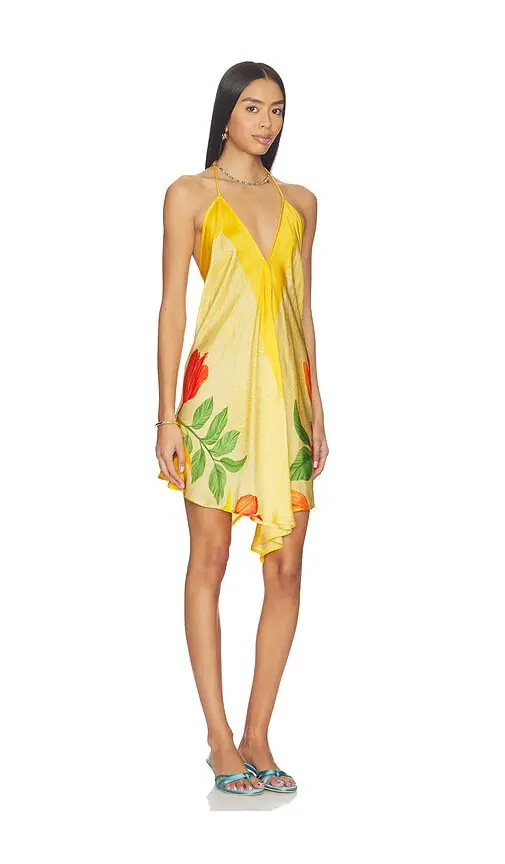 Verandah Handkerchief Midi Dress